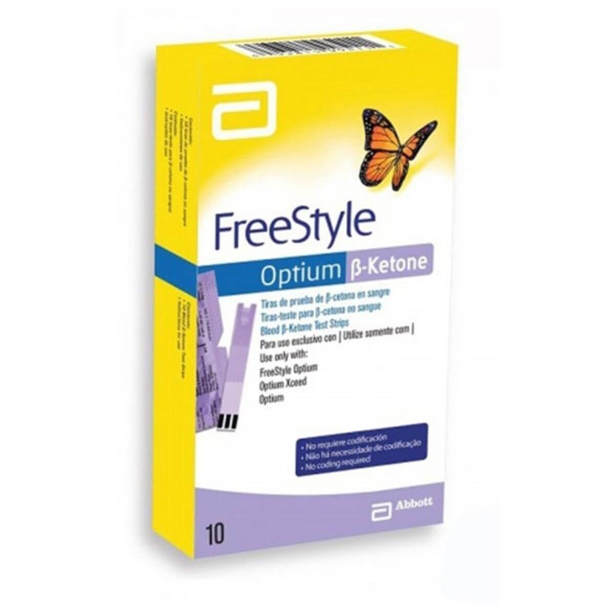 freestyle optium neo cetona - Freestyle Optium Cetona c/10 tiras - Abbott